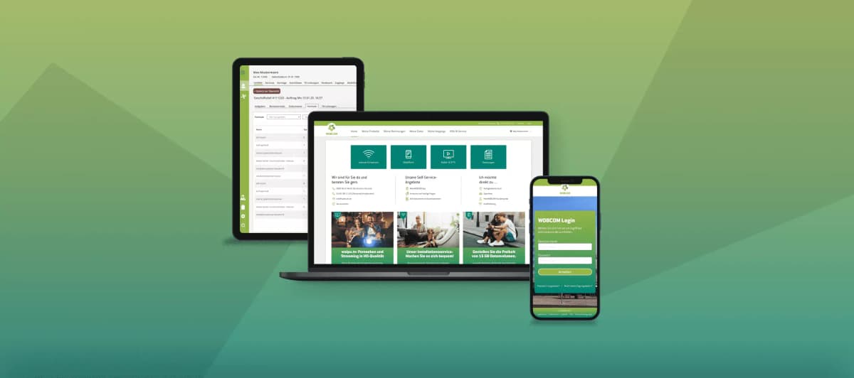 WOBCOM - Kundencenter und internes Mitarbeiter-Portal