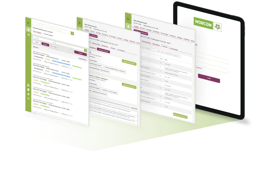 Kunden- und Mitarbeiterportal der Wobcom GmbH